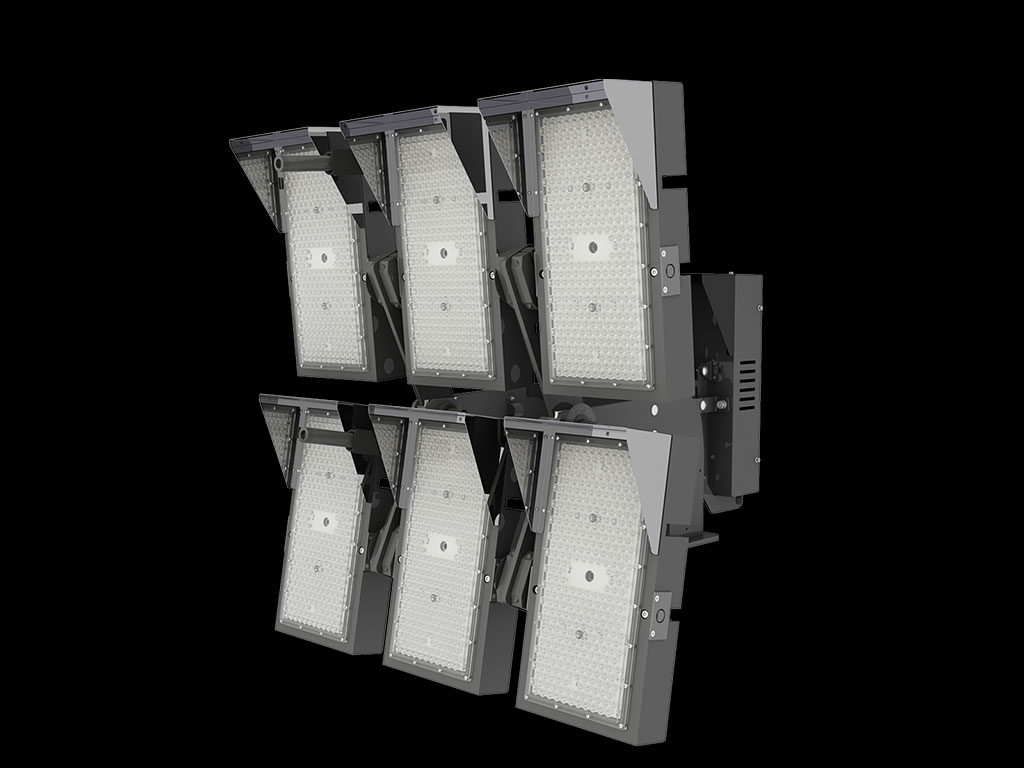 چراغ فراز: اولین چراغ High mast با تکنولوژی LED در ایران-شرکت گلنور